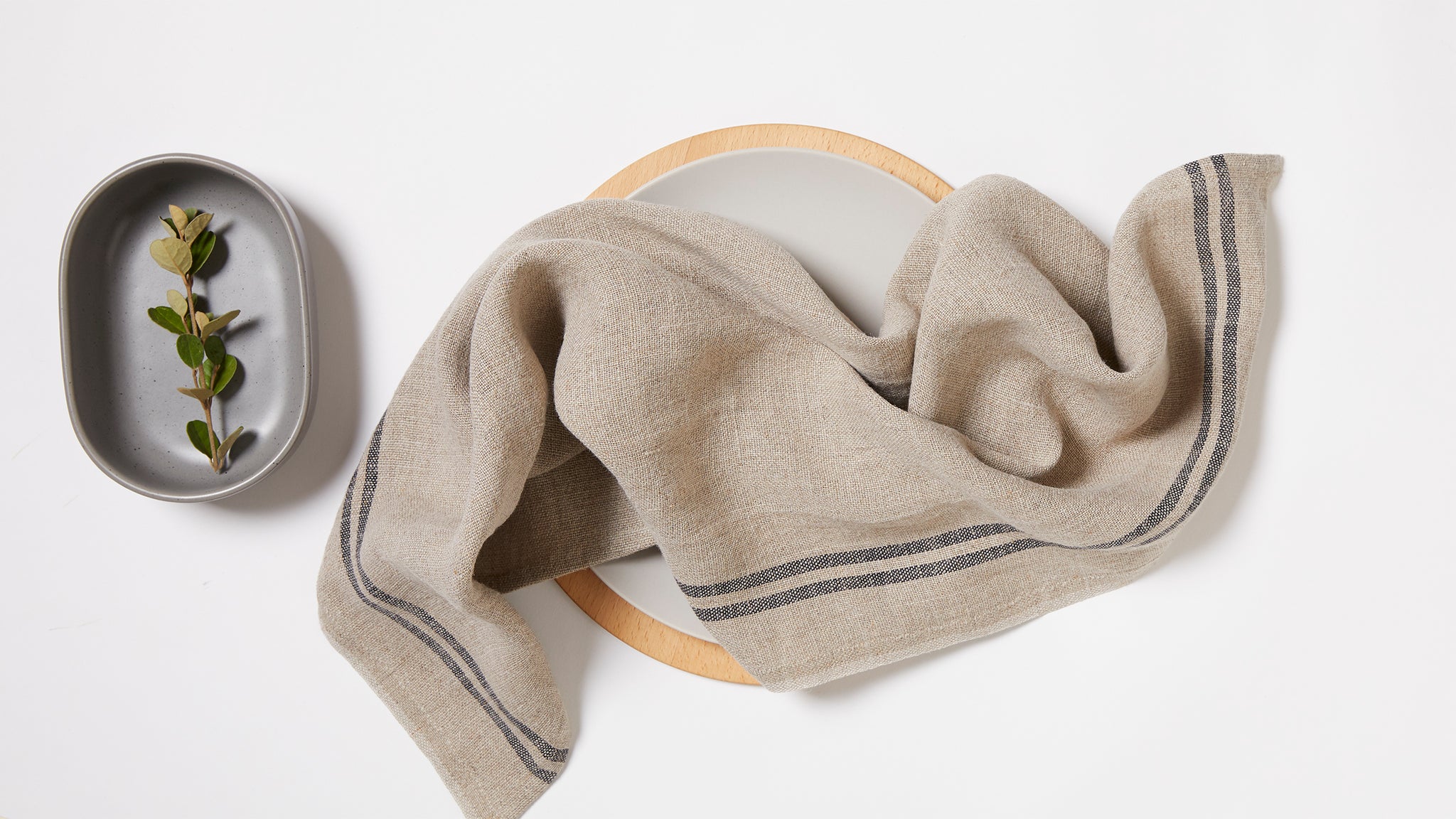 Designer Linen Tea Towels | Abode Living