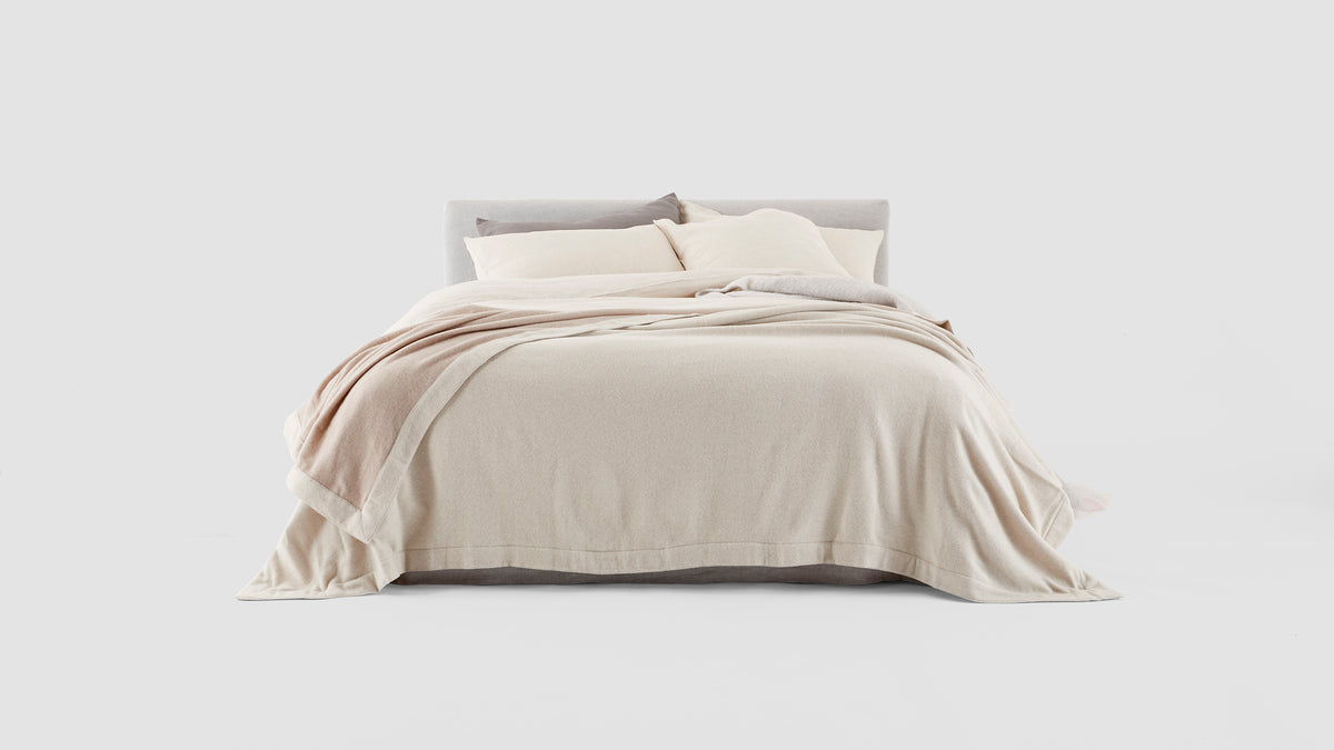 Franco Blanket - 100% Superfine Merino Wool | Abode Living