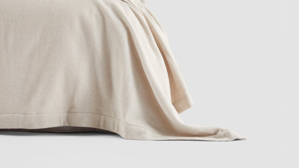 Franco Blanket - 100% Superfine Merino Wool | Abode Living